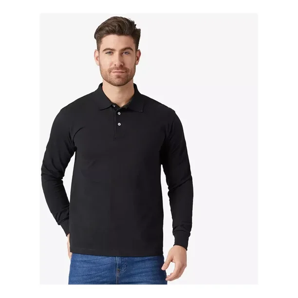 Playera Tipo Polo Manga Larga Marca Optima Para Caballero | Walmart en ...