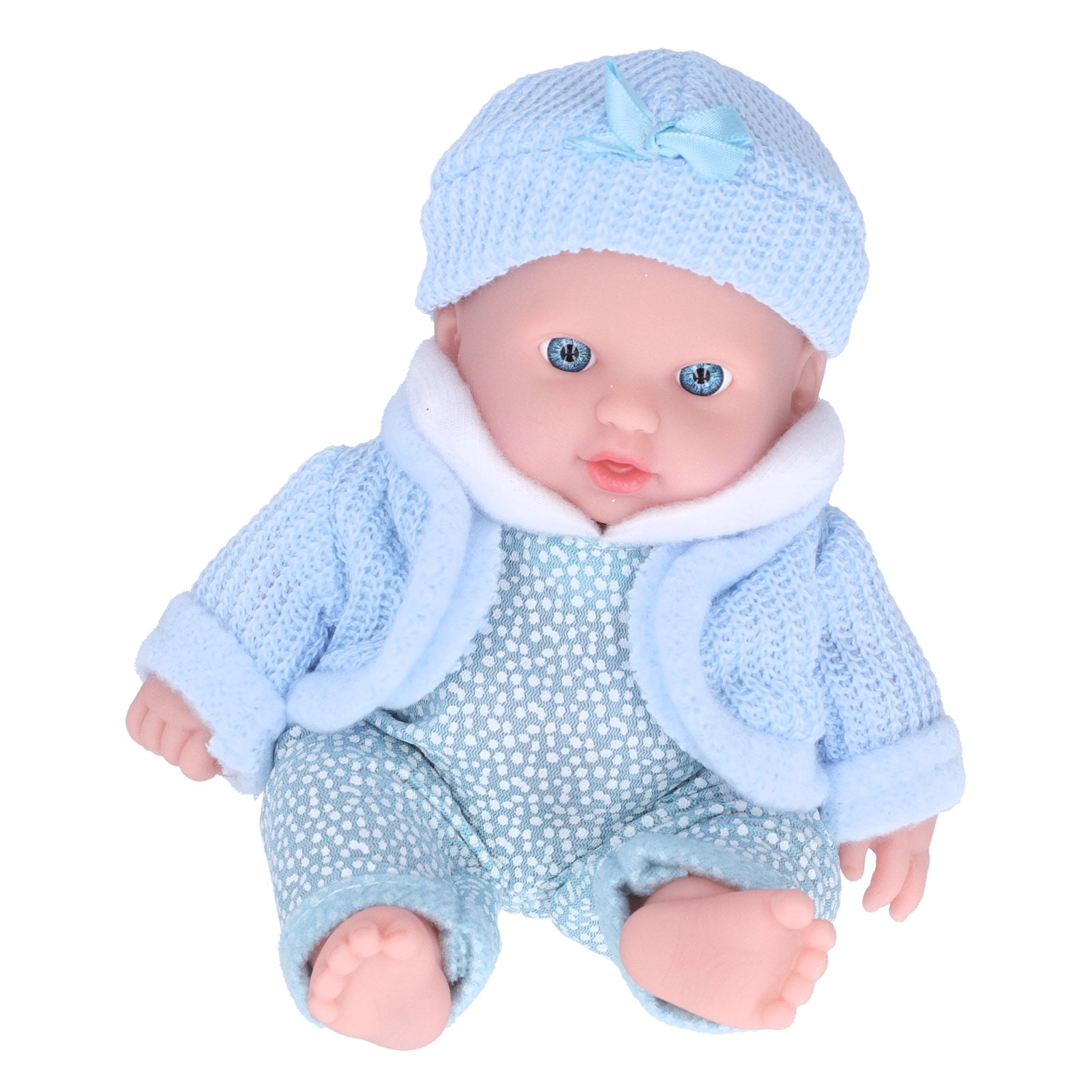 LYUMO 8 Inch Light Skin‑Tone Baby Simulation Doll Play House Fashion ...