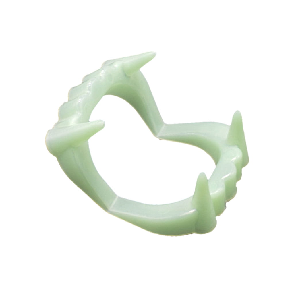Novelty Gag Fangs Fake Teeth for Cosplay Party Halloween Tricky Playset ...