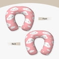Memory Foam Travel Neck Pillow For Airplane Car Home Portable Soft ...