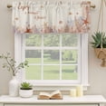 Brown Ocean 2 Panels Kitchen Valance, Enjoy A Moment of Peace Beach ...