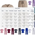 Women Operating Room Nurse Hand Washing Suit Comfy Short Sleeve V Neck ...