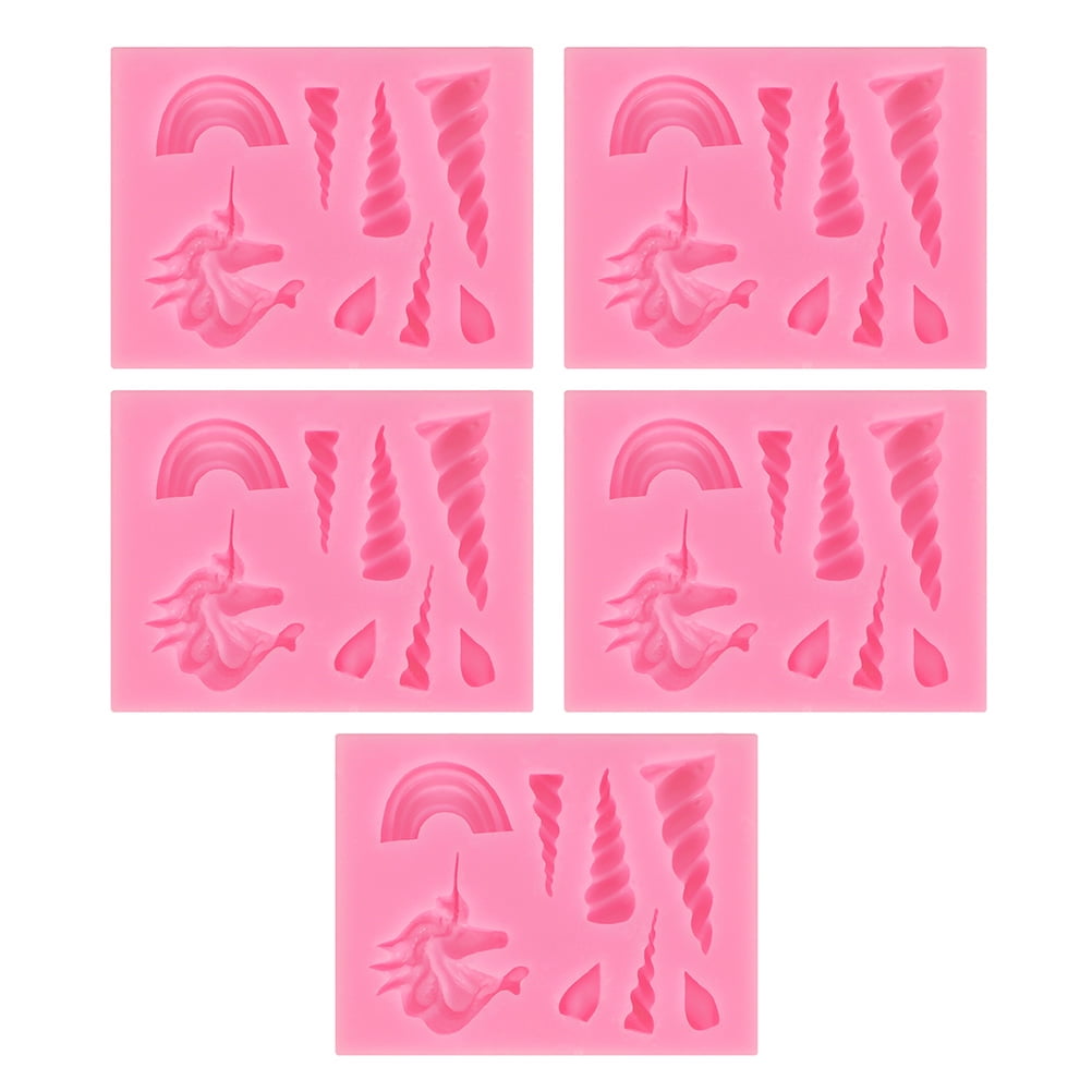 Click here for Masteelfca 5pcs Silicone Unicorn Mold Silicone Cho... prices