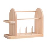 HILABEE Portable Thread Holder Wool Storage Stand with Side Organiser ...