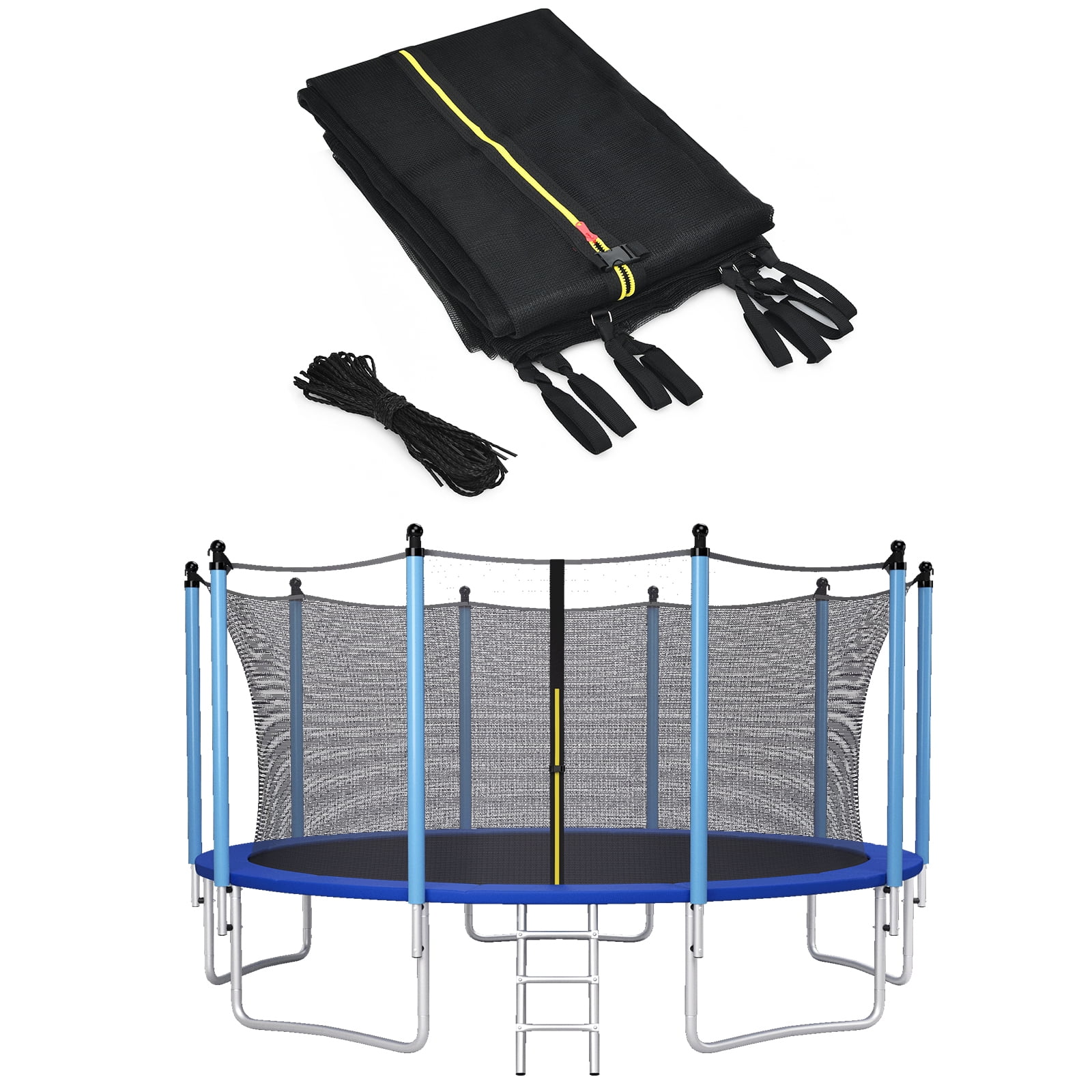 Click here for Costway 15ft Trampoline Replacement Safety Enclosu... prices