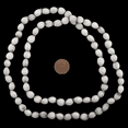 The Bead Chest Imfibinga Natural Seed Beads from Kenya 7mm African Grey ...