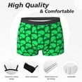 Mens Underwear - Green Broccoli Breathable Stretch Boxers for Men ...