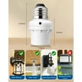 DEWENWILS Light Sensor Socket, Dusk to Dawn Adapter for LED, CFL ...