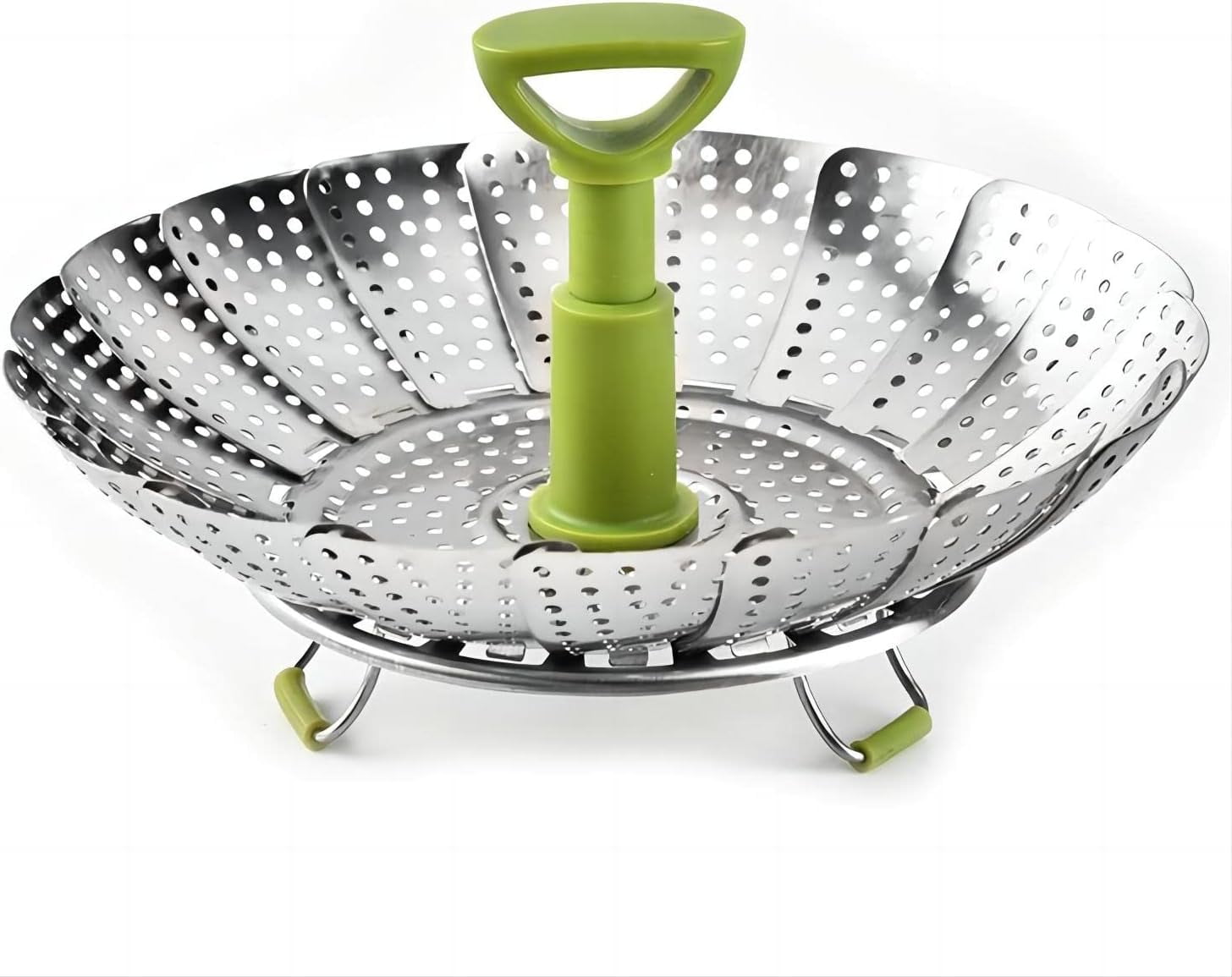 Steamer Basket Stainless Steel Vegetable Steamer Basket Folding Steamer ...