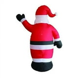 Celebrations 8 ft Santa Inflatable, Christmas Yard Decoration, UL ...
