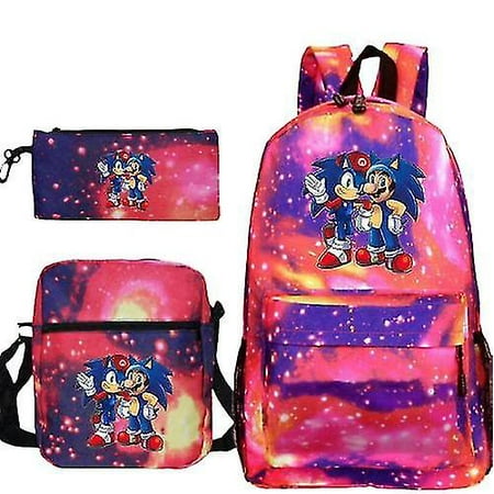 Sonic Mario Backpack 3pcs red | Walmart Canada