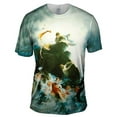 Arnold Bocklin - Mermaids On The Rocks Mens T-Shirt All Over Print ...