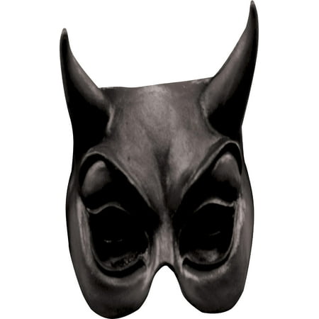Ghoulish Productions Devil Black Latex Half Mask - Walmart.ca