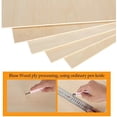 12 Pack Basswood Sheets 1/8 x 12 x 12 Inch Plywood Board, Thin Natural ...