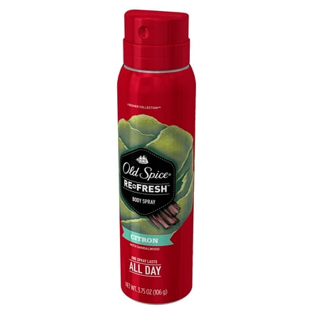 Old Spice Refresh Body Spray, Citron with Sandalwood, 3.75 oz – BrickSeek