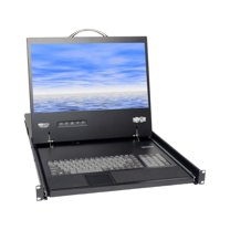 Tripp Lite 8-Port Cat5 1U Rack-Mount 1+1 User Console KVM Switch with ...