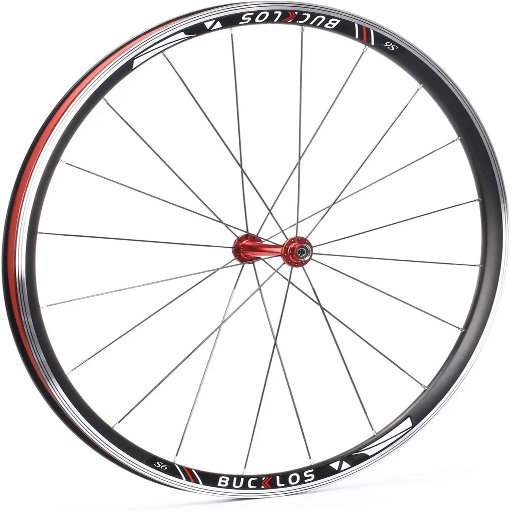 BUCKLOS Road Bike 700c QR Wheel V Brake Double Wall Flat Spokes Bicycle ...