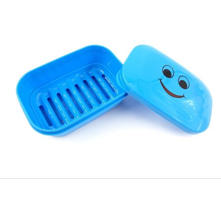 Plastic with Lid Draining Soap Box Portable Leakproof Soap Case Candy ...