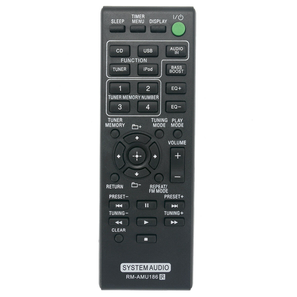 New RM-AMU186 Replace Remote for Sony Music System MHC-EC719iP MHC ...