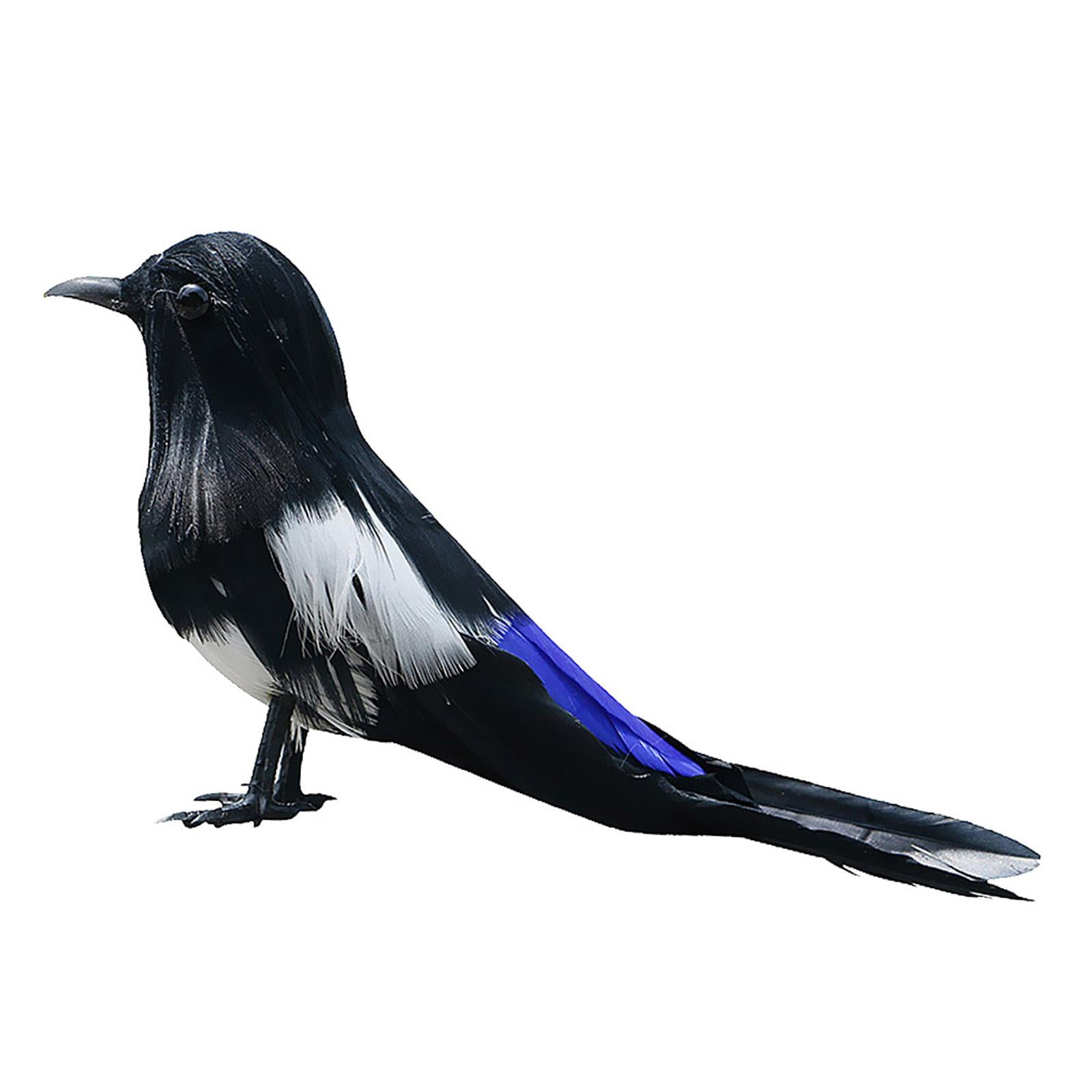 Feather Birds Craft Birds Thanksgiving Decor Magpie - Walmart.com