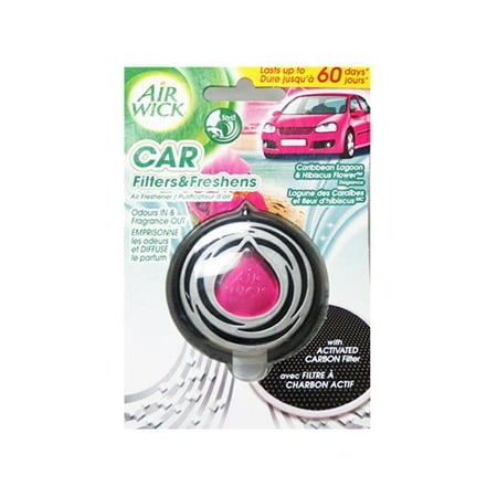Air Wick Car Air Freshener Caribbean Lagoon And Hibiscus Flower Scent ...