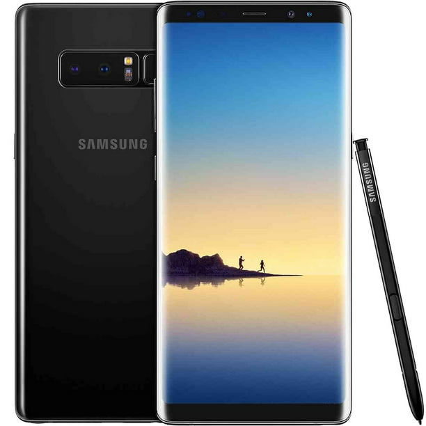 Used Samsung Note 8 N950U 64GB Fully Unlocked Midnight Black (Scratch ...