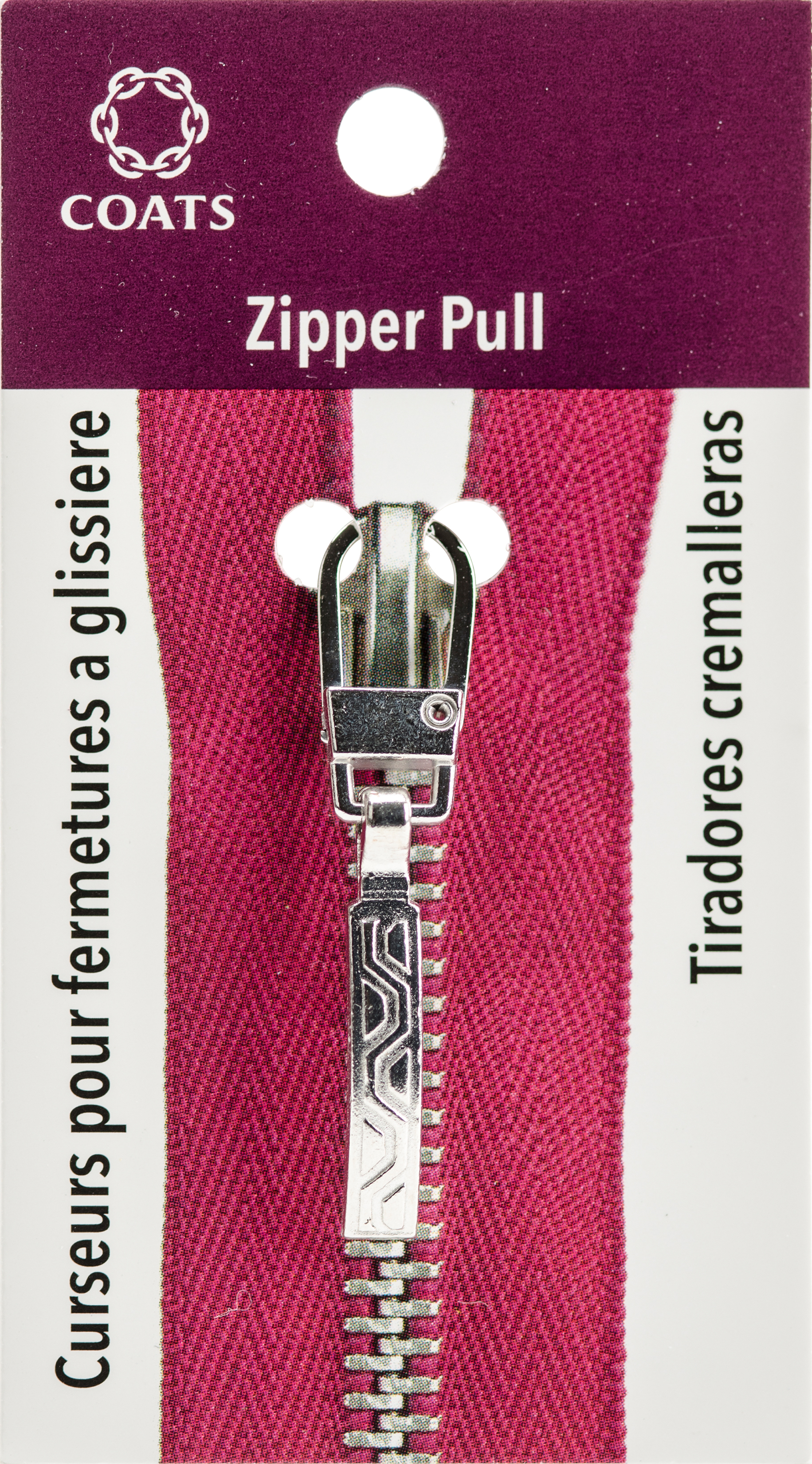 Coats Zipper Pull-Silver Embossed Aztec | Walmart Canada
