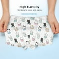 Boys Boxer Briefs - Cute Cartoon Hand Drawn Cat 100% Cotton Toddler ...