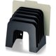 Officemate Recycled Jumbo Incline Sorter, 6 Compartments, Black (26932 ...