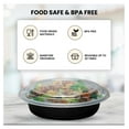 HeSLehs Meal Prep Containers with Airtight Lids, BPA , Reusable Plastic ...