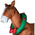 Clydesdale Horse Holiday Inflatable, 9 Foot Wide and Lights Up, Comes ...