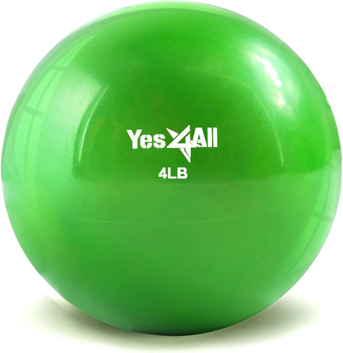 Yes4All 4lbs Soft Weighted Toning Ball Green - Walmart.com