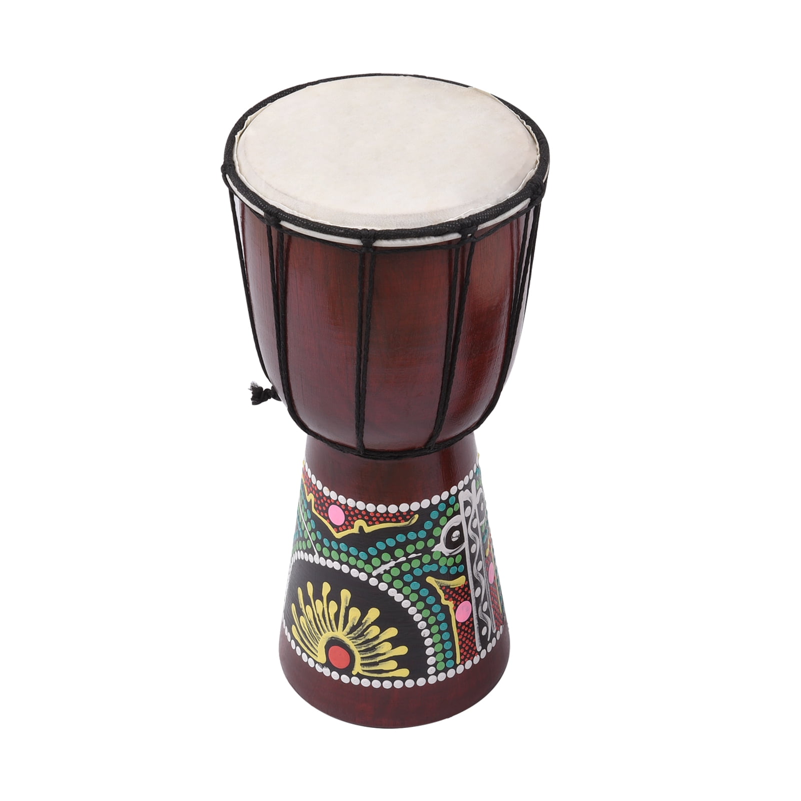 Amdohai Muslady 6 Inch Djembe African Hand Drum Wooden African Drum ...