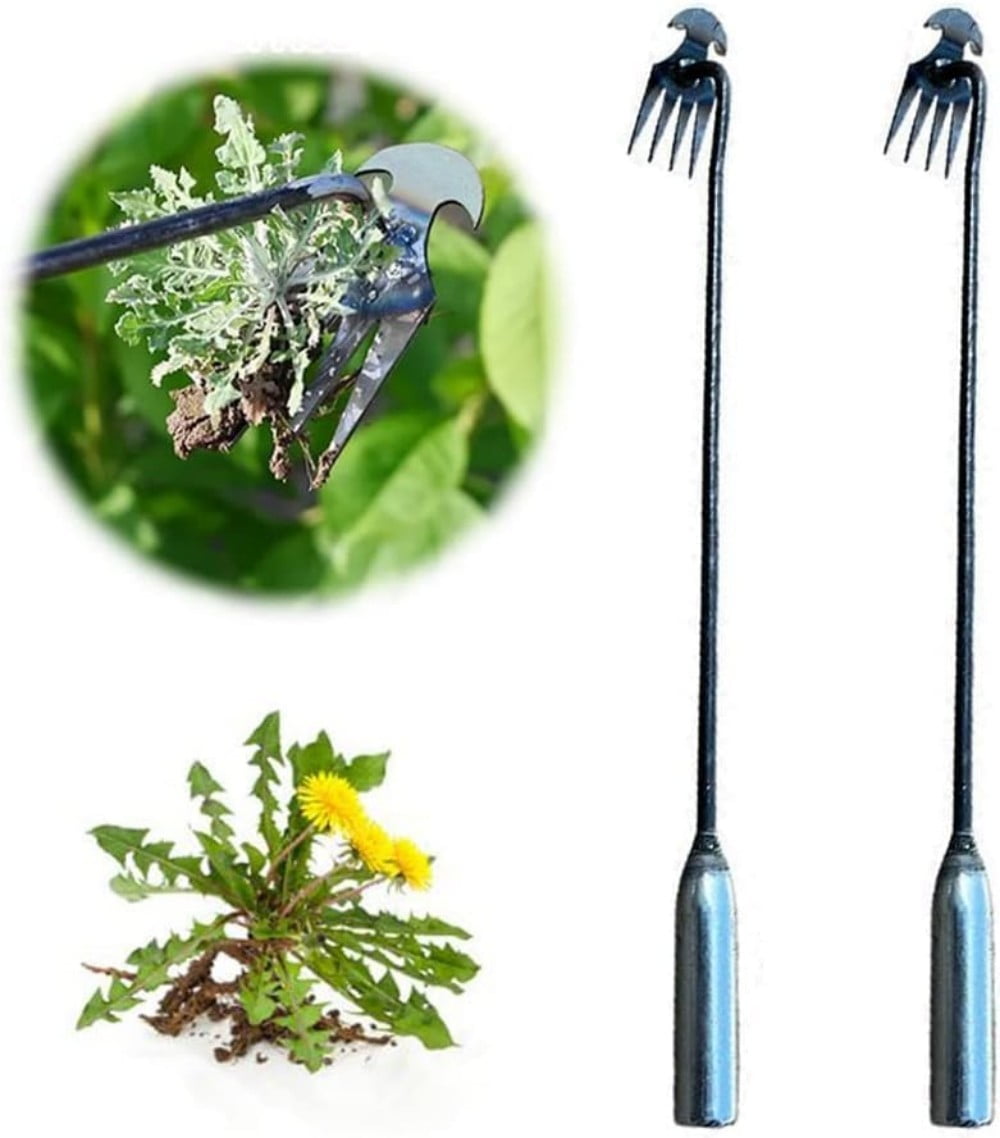2 Pack Weeding Artifact Uprooting Weeding Tool, Hand Weeder Tool Weed ...
