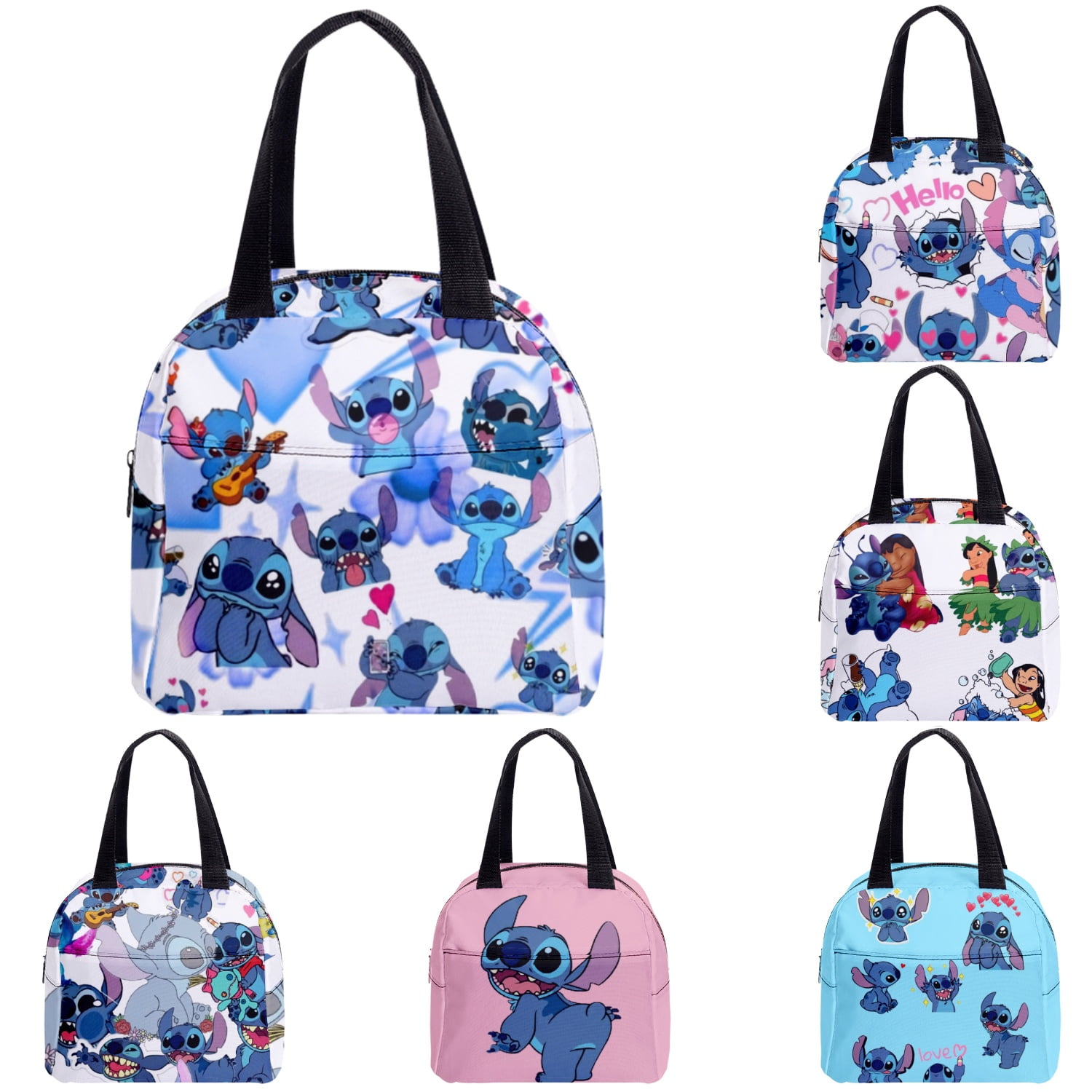 Stitch Print Lunch Baggies Lunch Boxes for Men Women, #2 - Walmart.com