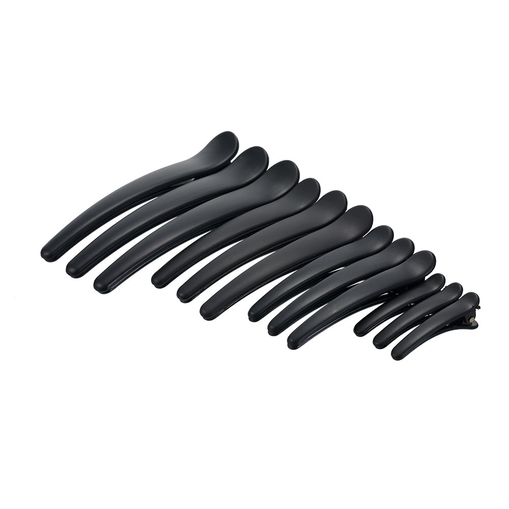 Click here for Yeacher 12pcs Black Hair Grip Clips Hairdressing S... prices
