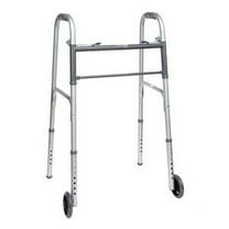 Medline Deluxe Two-Button Folding Walker - Walmart.com