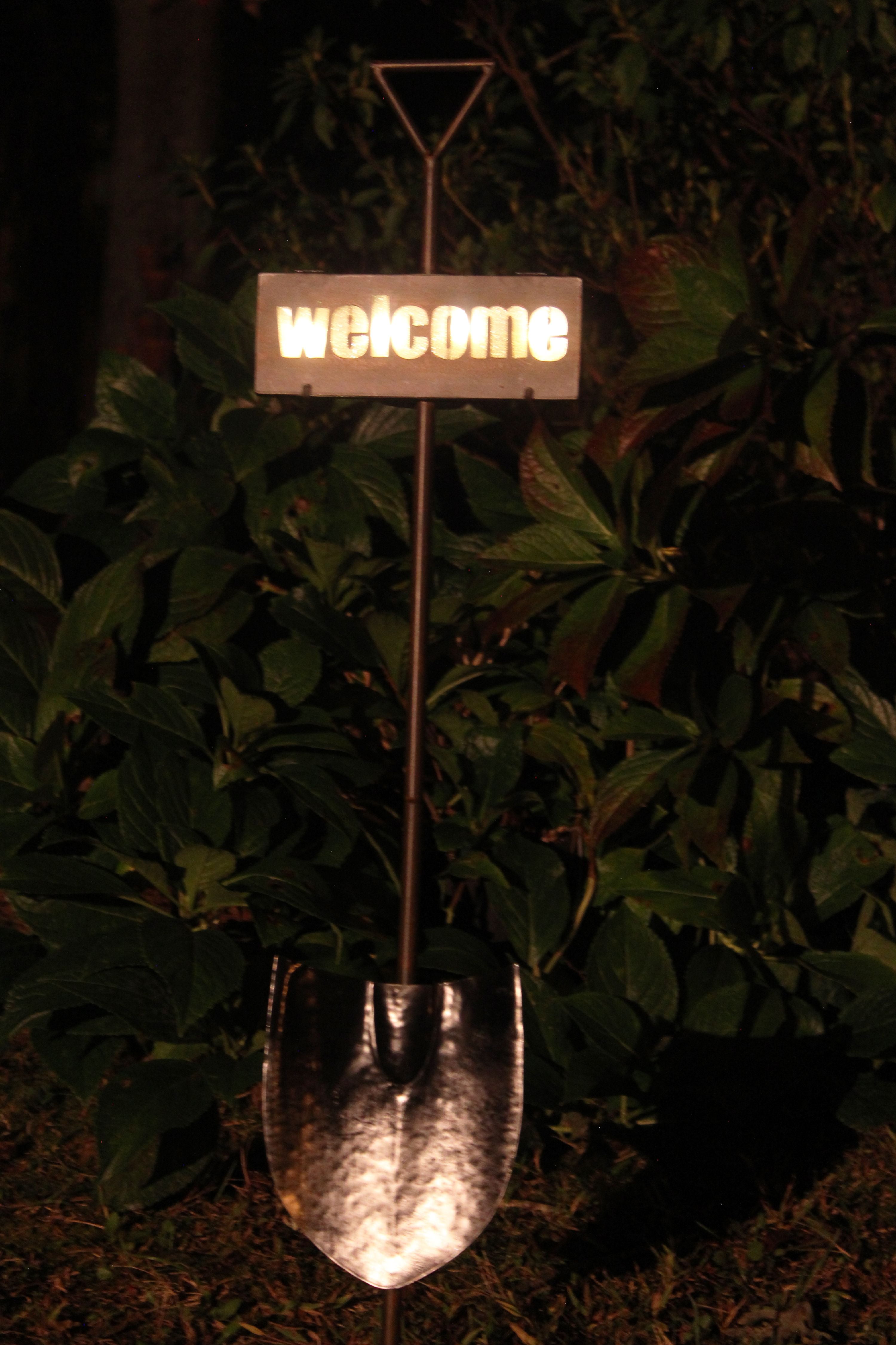 Moonrays 96304 Welcome Shovel Solar Stake light - Walmart.com - Walmart.com