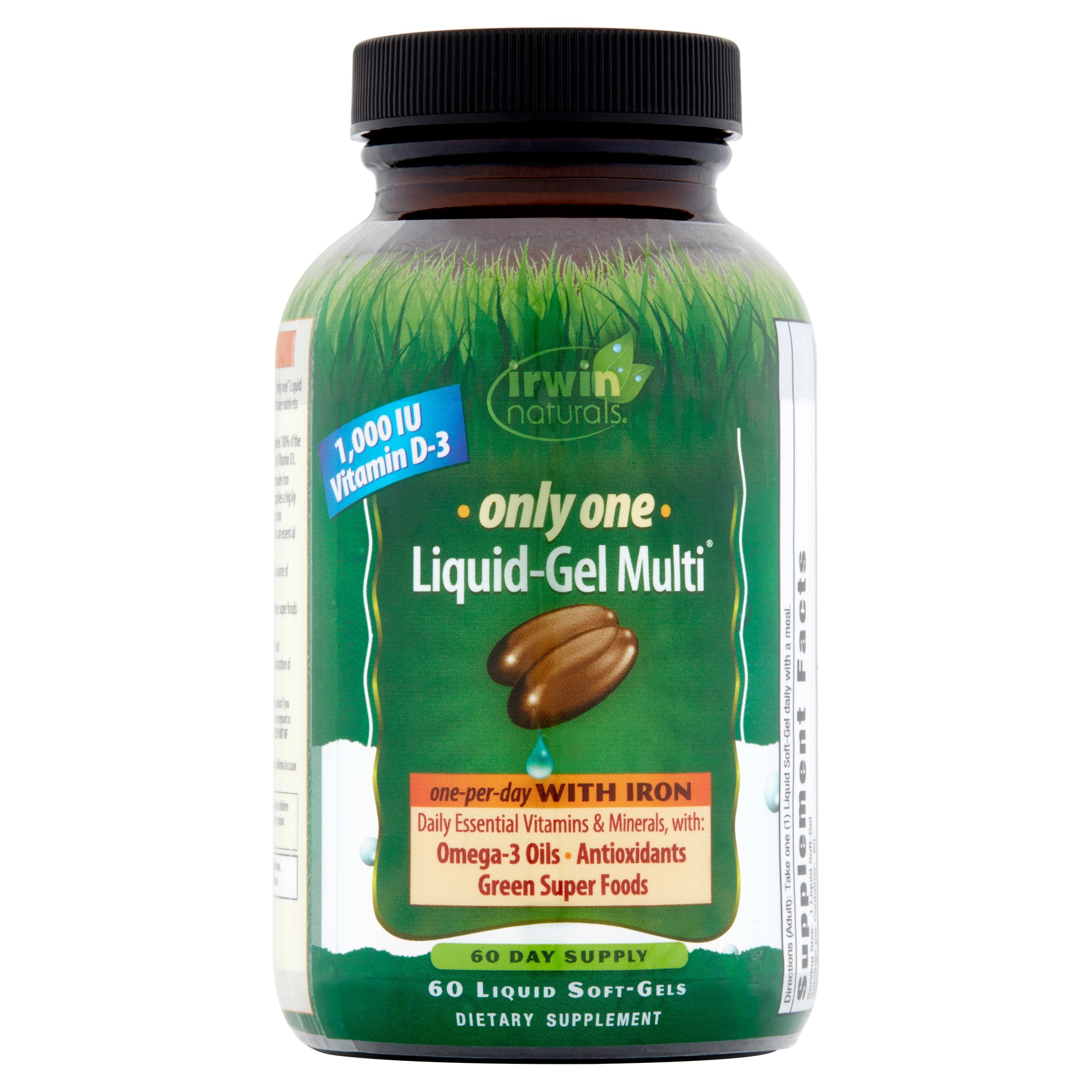 Irwin Naturals Only One Liquid-Gel Multi Liquid Soft-Gels, 60 count ...