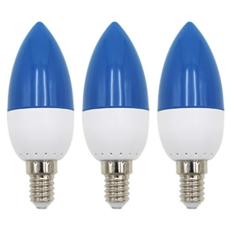 E14 Led Color Candle Tip Bulb, Color Candle Light,blue-- | Walmart Canada