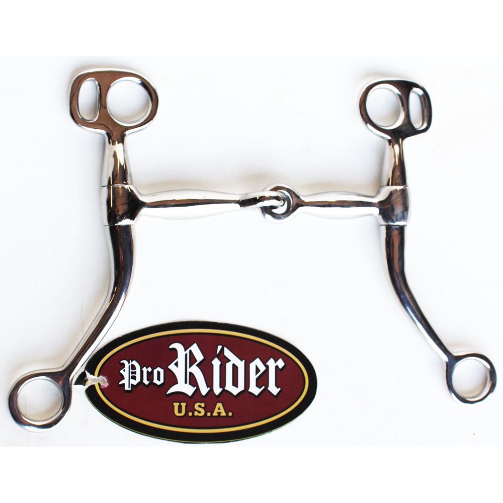 Horse Pro Rider STAINLESS STEEL CURB TRAINING BIT 5" SNAFFLE 35563B ...