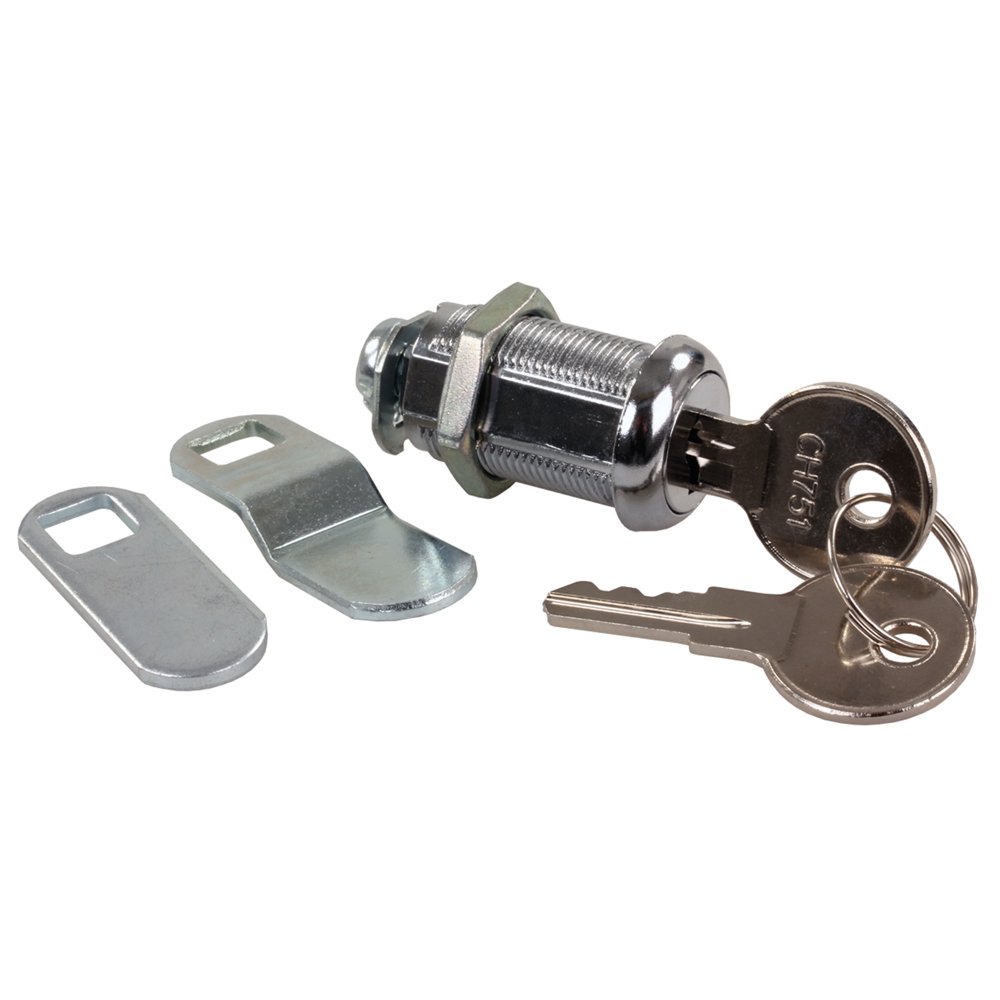 JR Products 00325 Standard Compartment Door Key Lock - 1-1/8" - Walmart ...