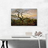 ARTCANVAS The Tree of Crows 1822 Canvas Art Print by Caspar David ...