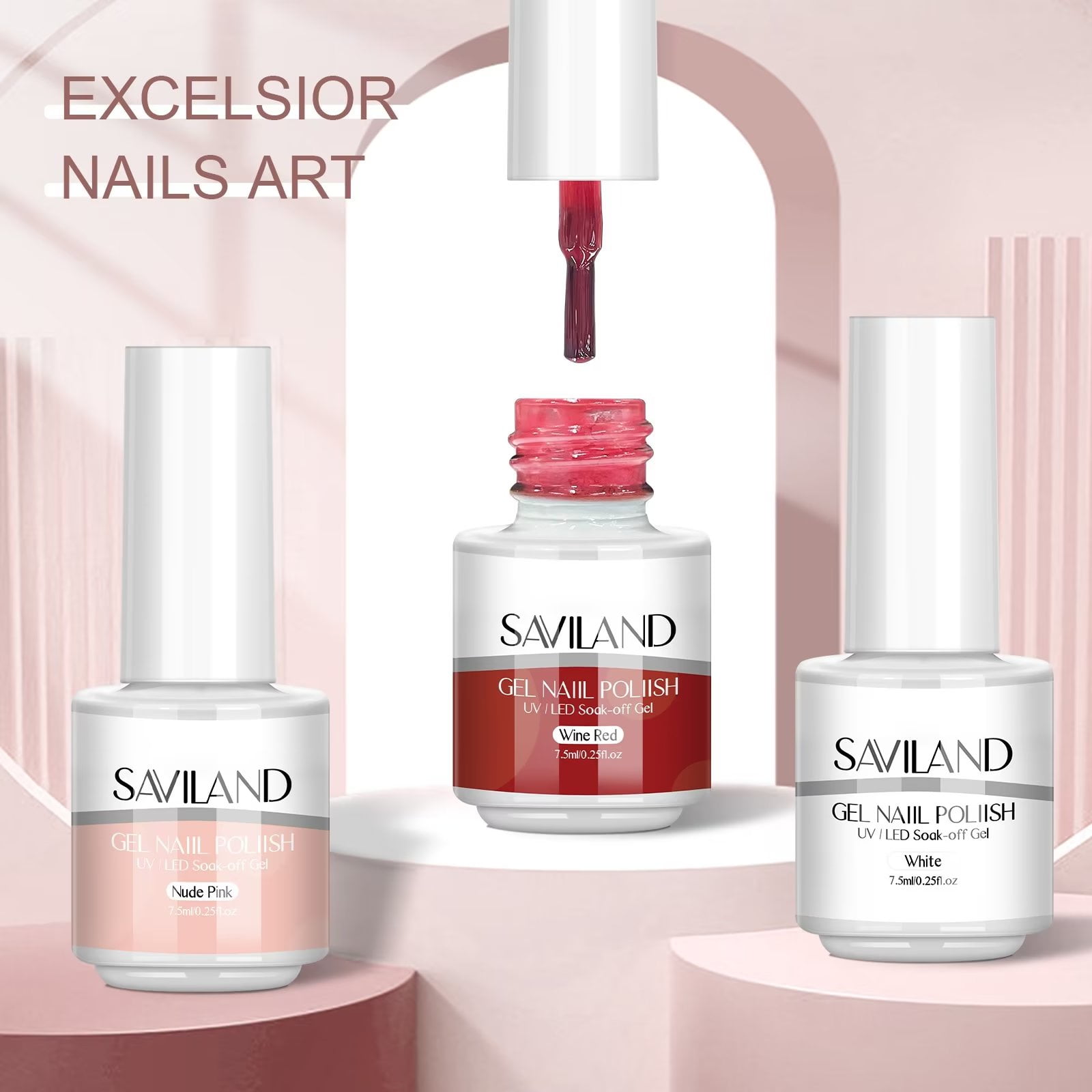 Buy Saviland Nail Tip and Glue Gel Kit with Gel Nail Polish - Gel x ...