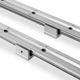 INTBUYING 2 X SBR12-1500mm Supported Linear Aluminum Cylindrical Guide ...