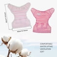 NUAHRHY Baby Cloth Nappies, Reusable Washable Diapers, Adjustable with ...
