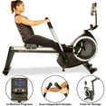 Fitness Reality Magnetic Rower, 15 Workouts, 300 lb. Weight Limit ...