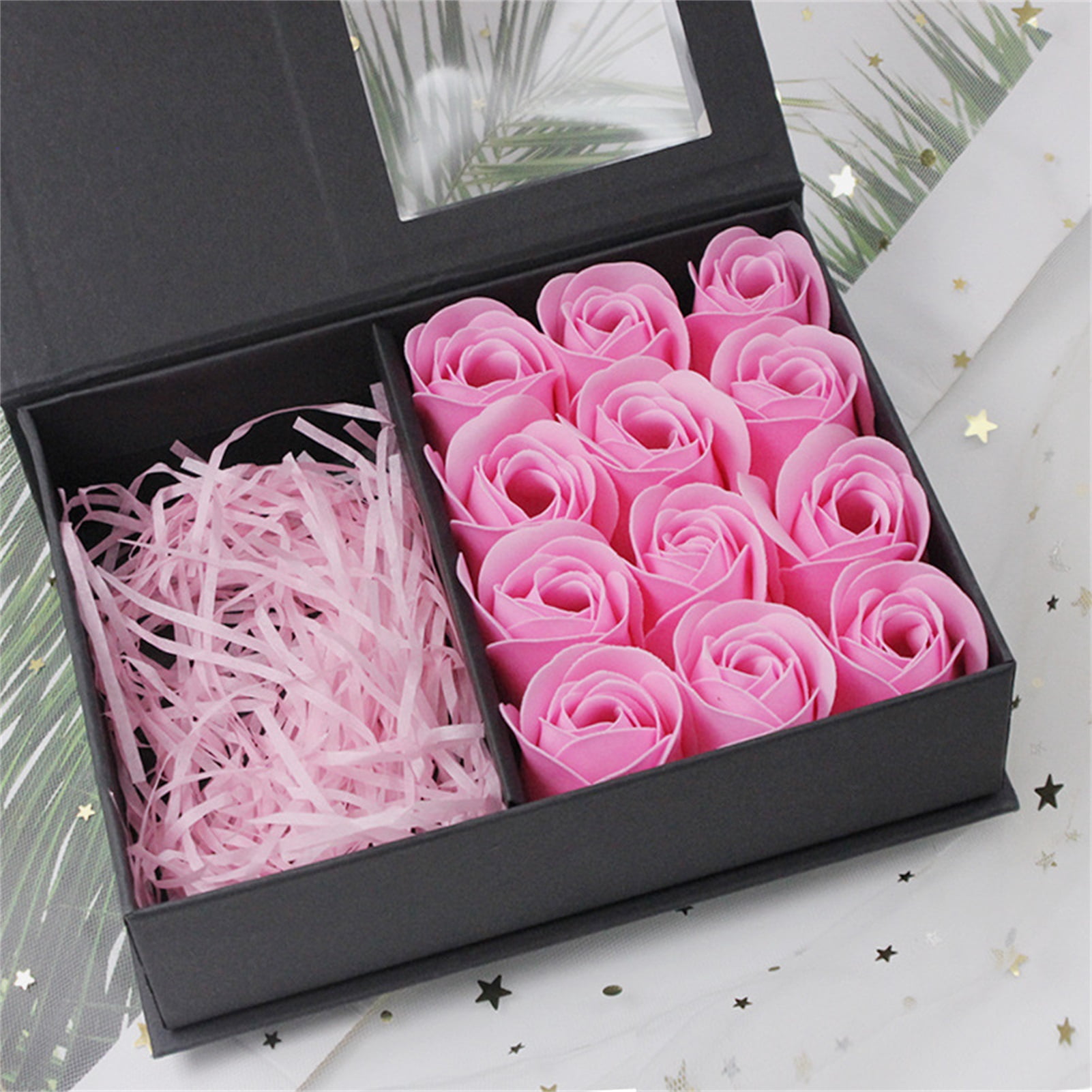 Cheers US Bath Soap Rose Flower Floral Scented Soap Rose Petals Body ...