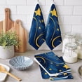 1 Pack Blue Starry Sky Kitchen Towels Star Galaxy Fantasy Romantic ...