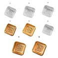 Farfi 100Pcs Packing Box Portable Safe Square Shape Plastic Moon Cake ...